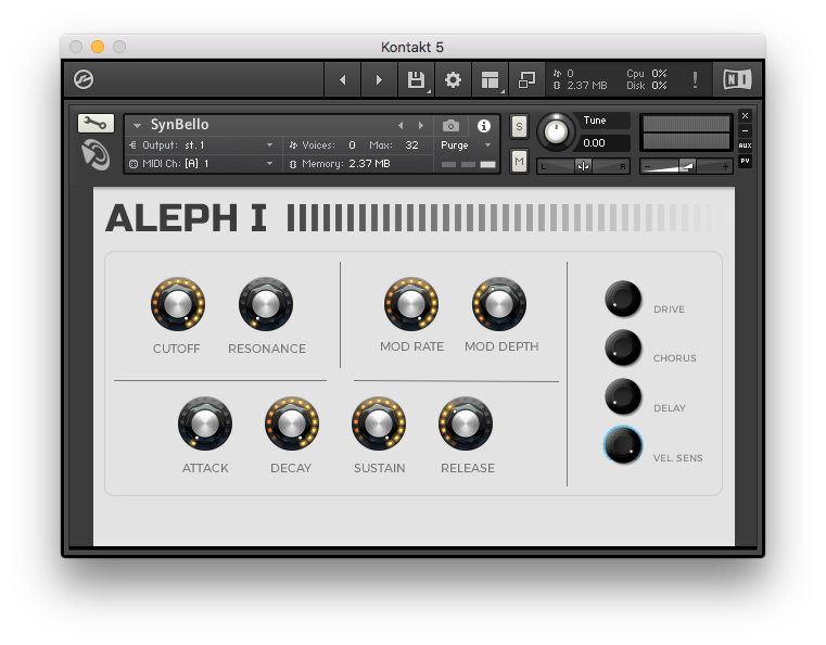 Aleph I | Alpha Juno Ableton Live Pack, Kontakt and Logic Instrument ...